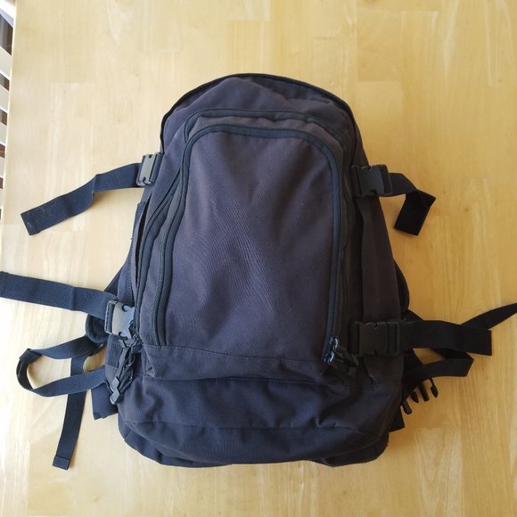 Code Alpha | Bags | Code Alpha Mercury Military Style Black Zip ...